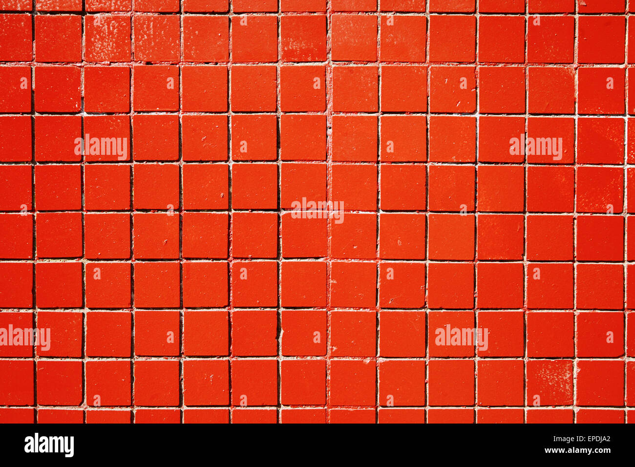 Red square tile hi-res stock photography and images - Alamy