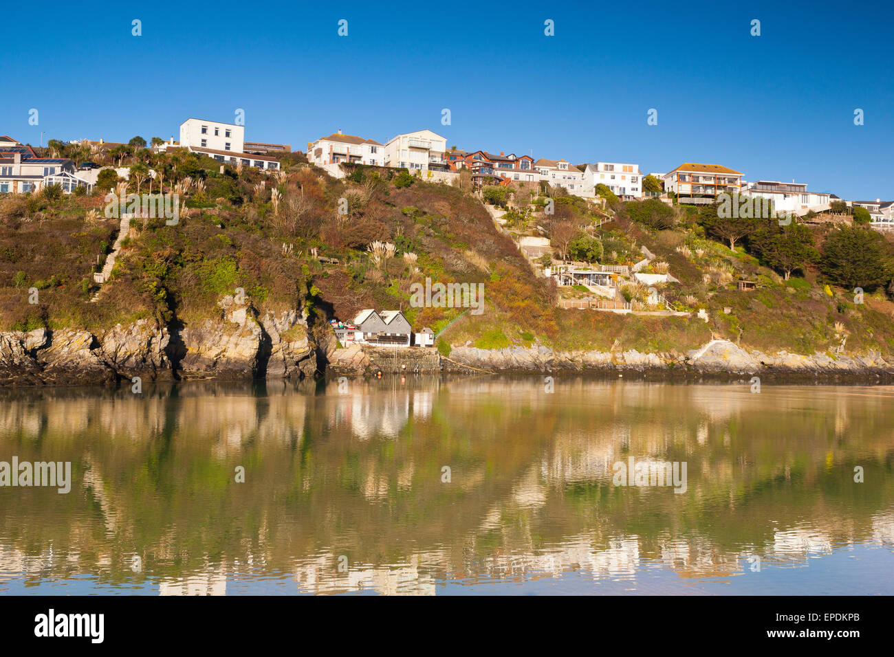 River Gannel At Crantock Beach,Newquay, Cornwall,South West,UK Stock ...