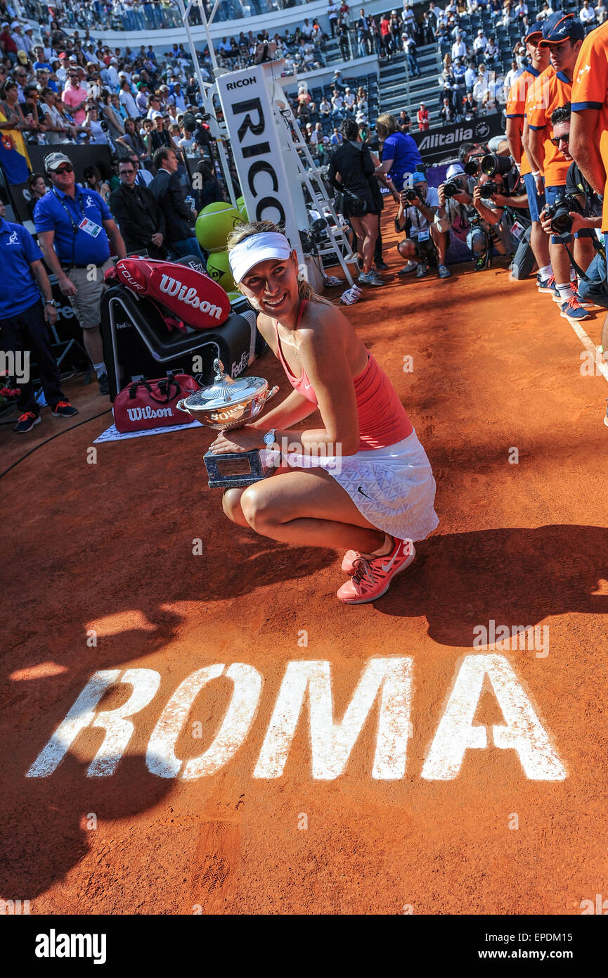 Rome, Italy. 17th May, 2015. BNL Italian Open Tennis. WTA womens ...