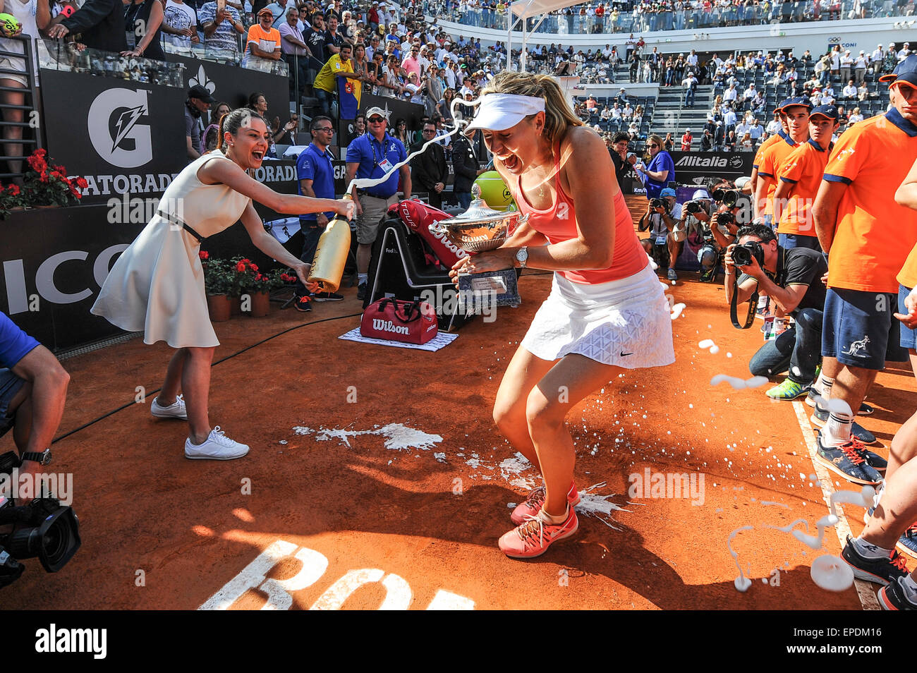 Rome, Italy. 17th May, 2015. BNL Italian Open Tennis. WTA womens ...
