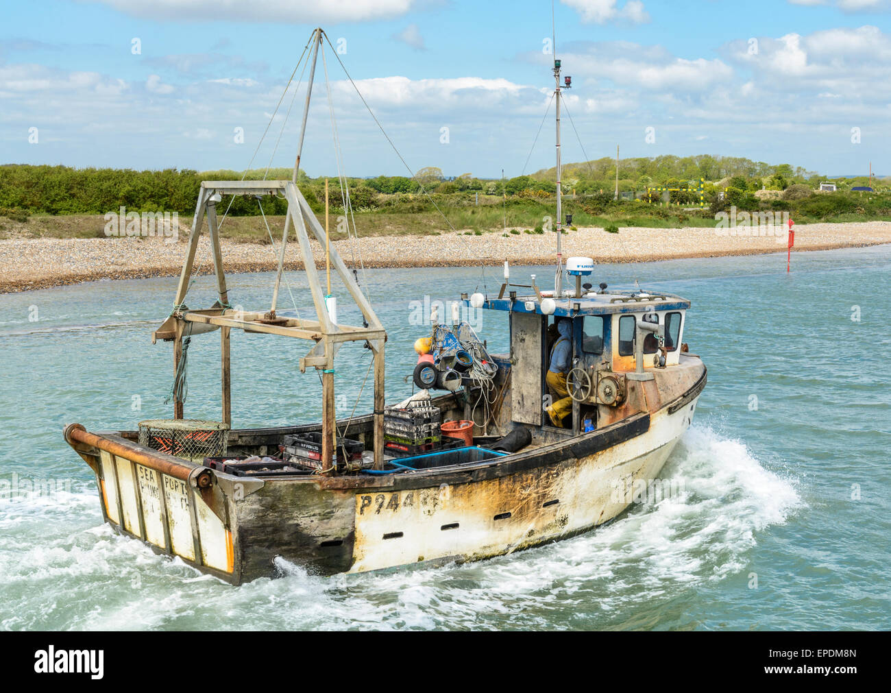 Old rusting fishing boat hi-res stock photography and images - Alamy