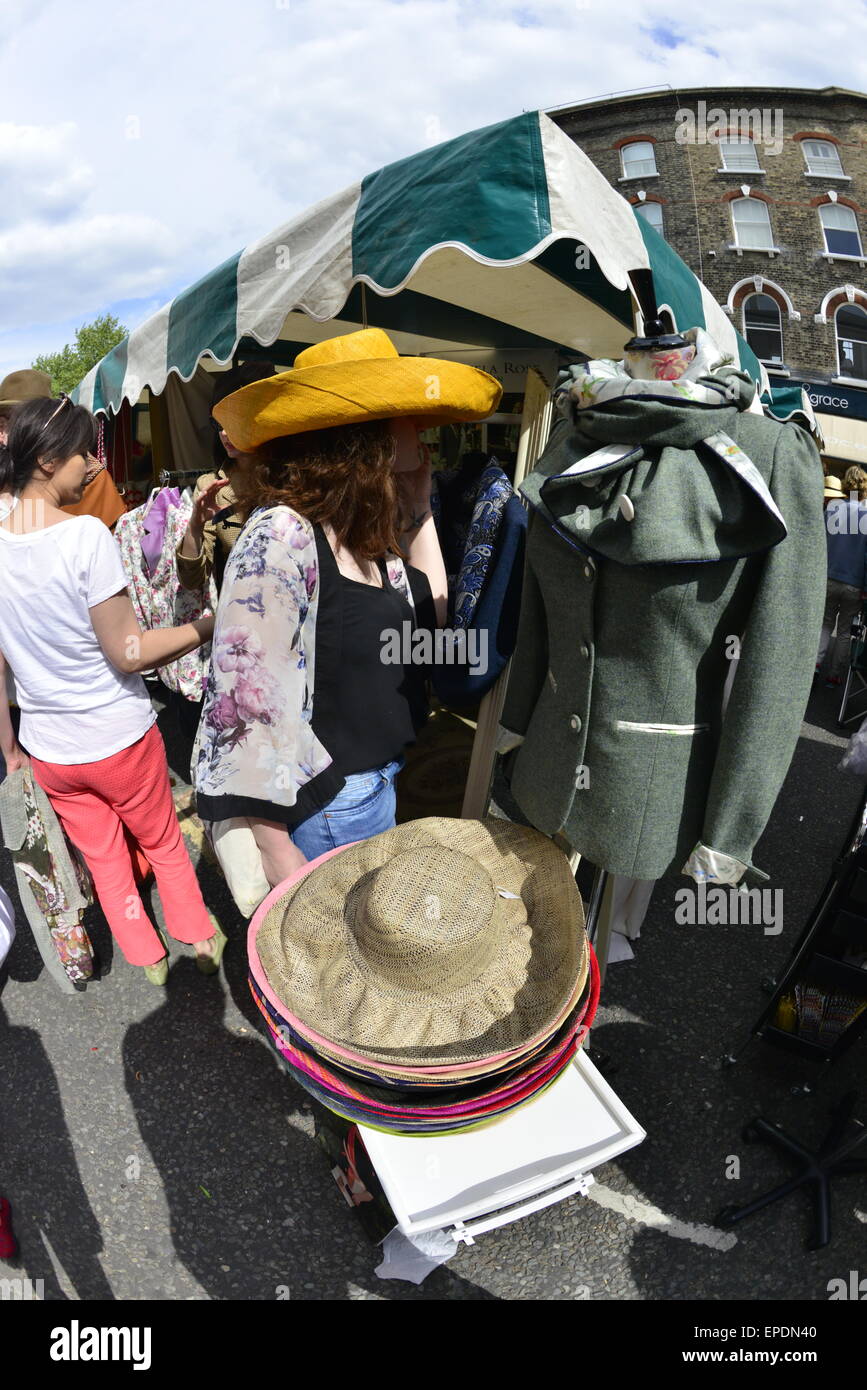 At the Primrose Hill festival Stock Photo - Alamy