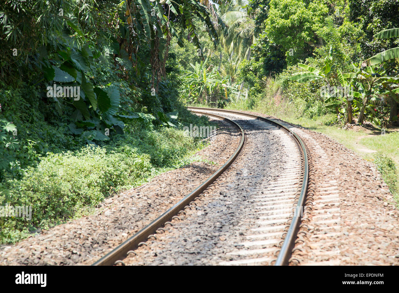 Curved Railway Line High Resolution Stock Photography and Images - Alamy
