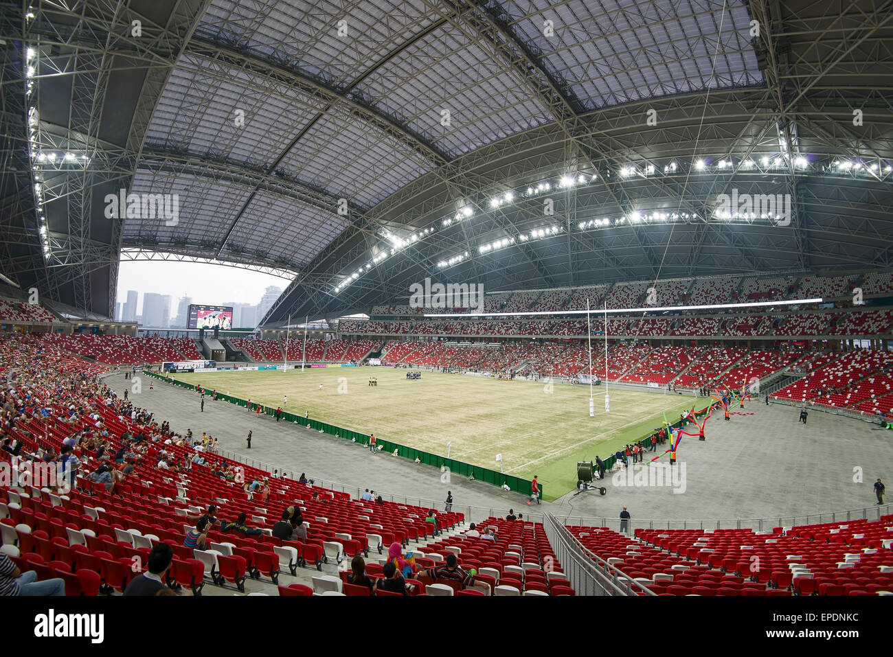 Interior View of Singapore Sports Hub Stock Photo - Alamy