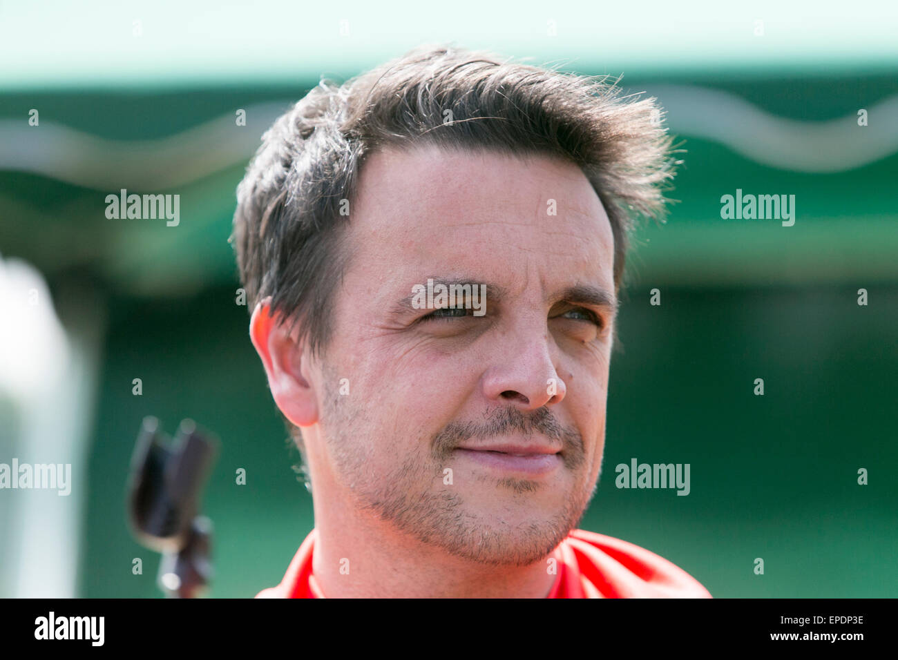 DJ Mike Toolan at St Bede's School , Manchester on charity Superhero ...