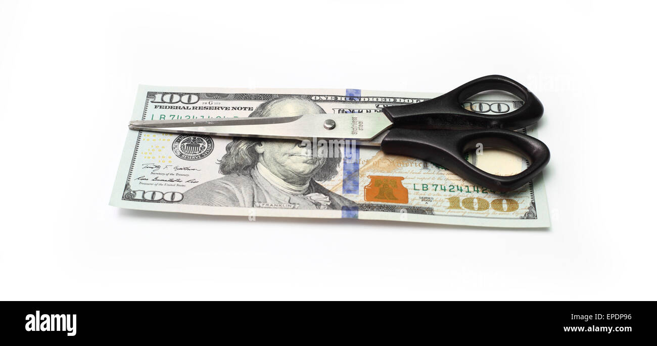 hundred dollar bills in a frying pan Stock Photo - Alamy