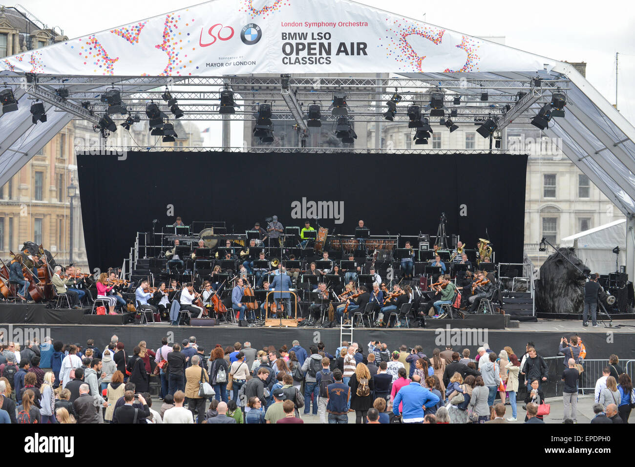 The BMW LSO Open Air Classics free concert in Trafalgar Square London ...