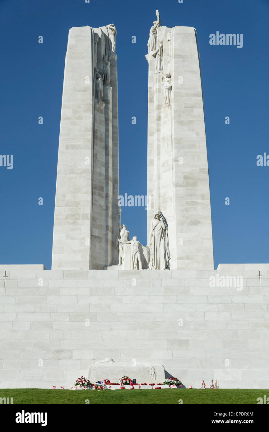 The Somme Battlefield. Vimy Ridge Canadian National Memorial Stock ...