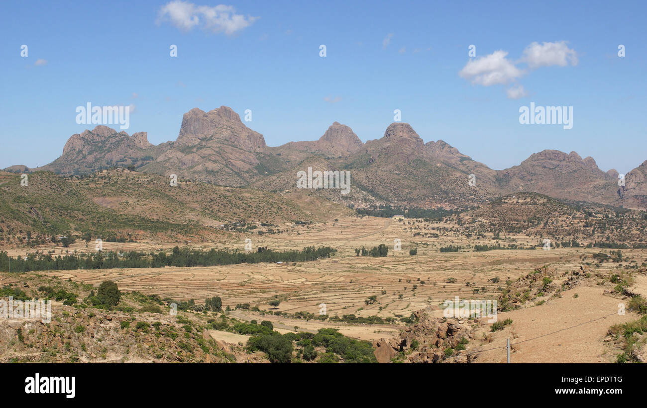 Landscape in Tigray province, Ethiopia, Africa Stock Photo - Alamy
