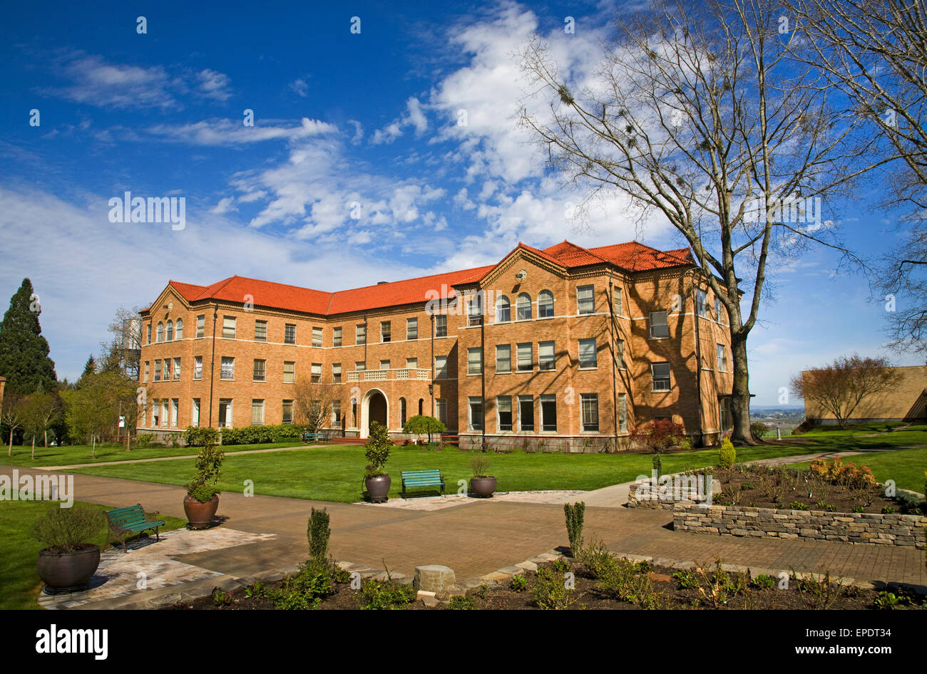 The Mount Angel Benedictine Monastery and Semminary, founded in 1882 by ...
