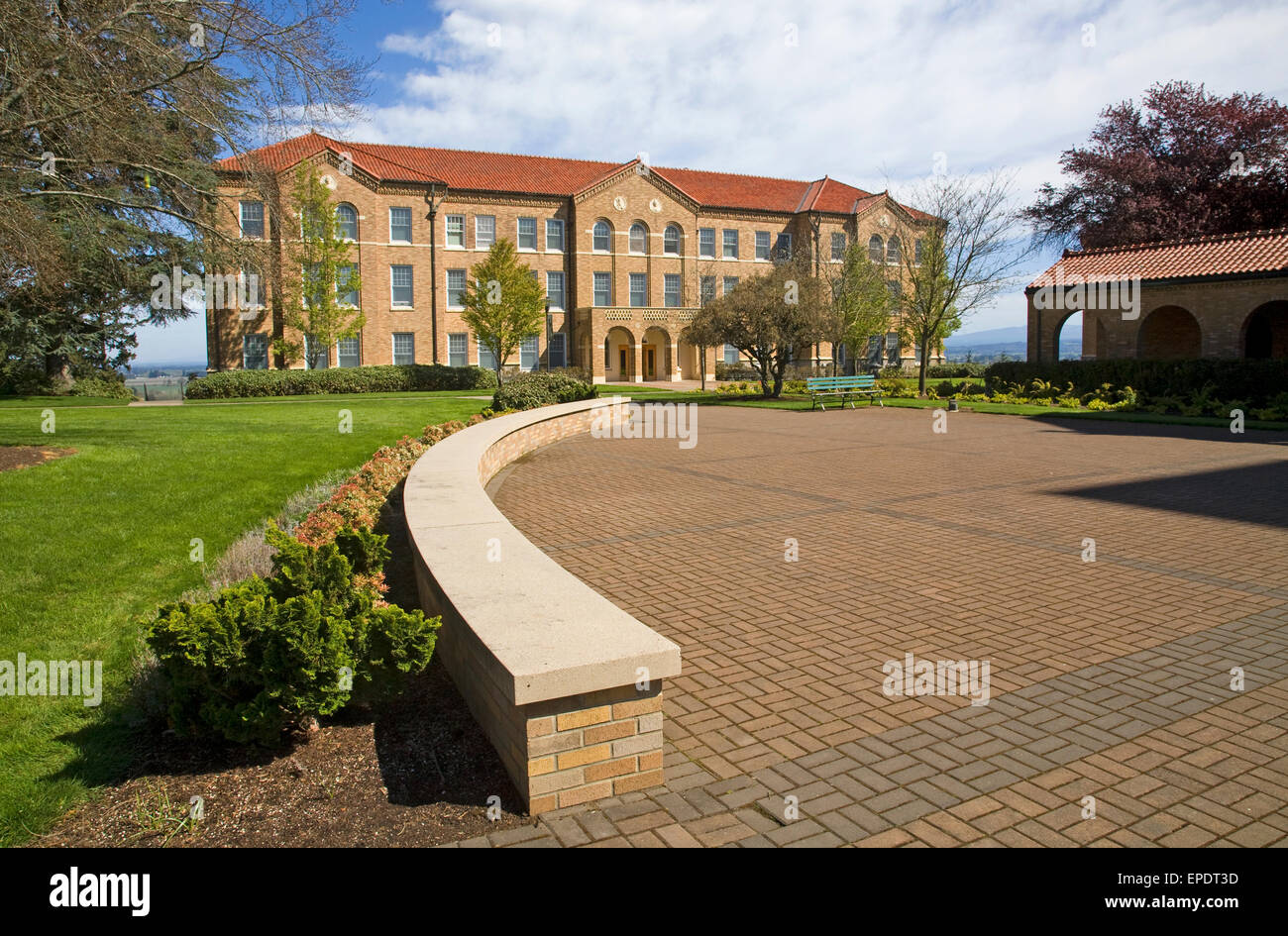 The Mount Angel Benedictine Monastery and Semminary, founded in 1882 by ...