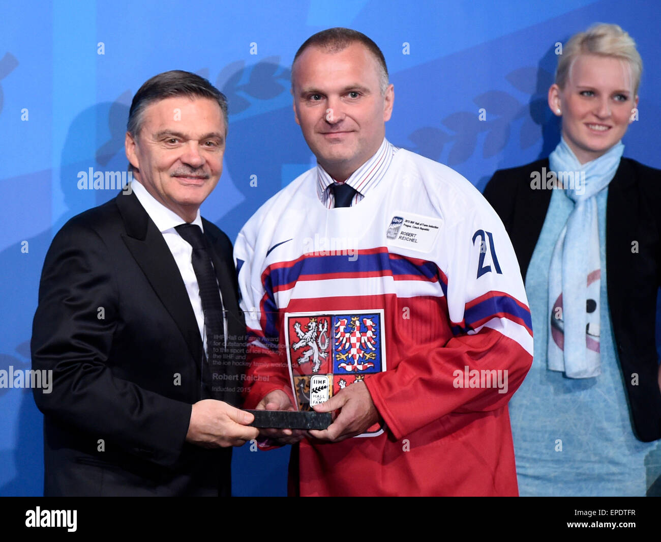Prague, Czech Republic. 17th May, 2015. Former team captain of HC ...