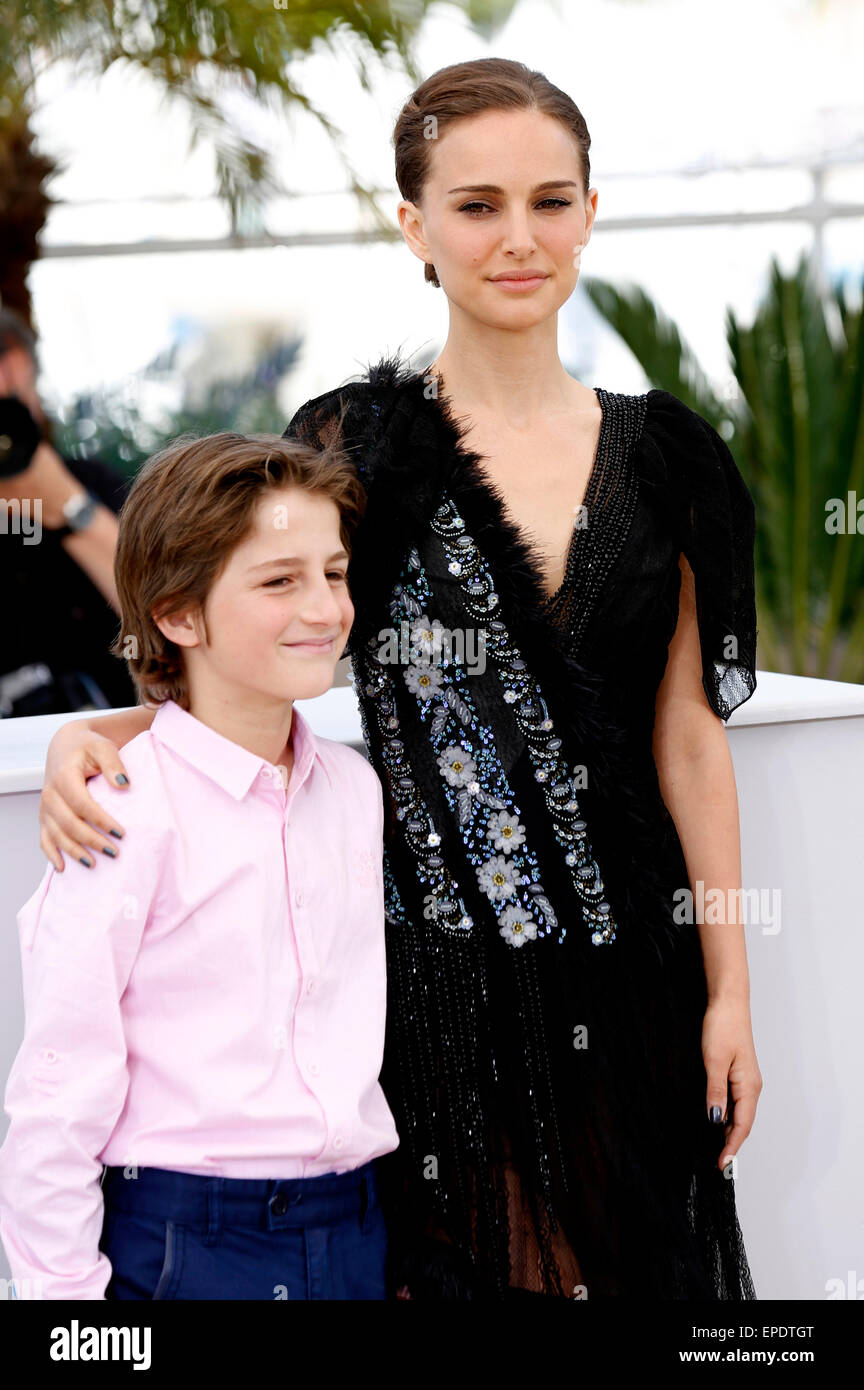 Cannes, France. 17th May, 2015. Amir Tessler and Natalie Portman during ...