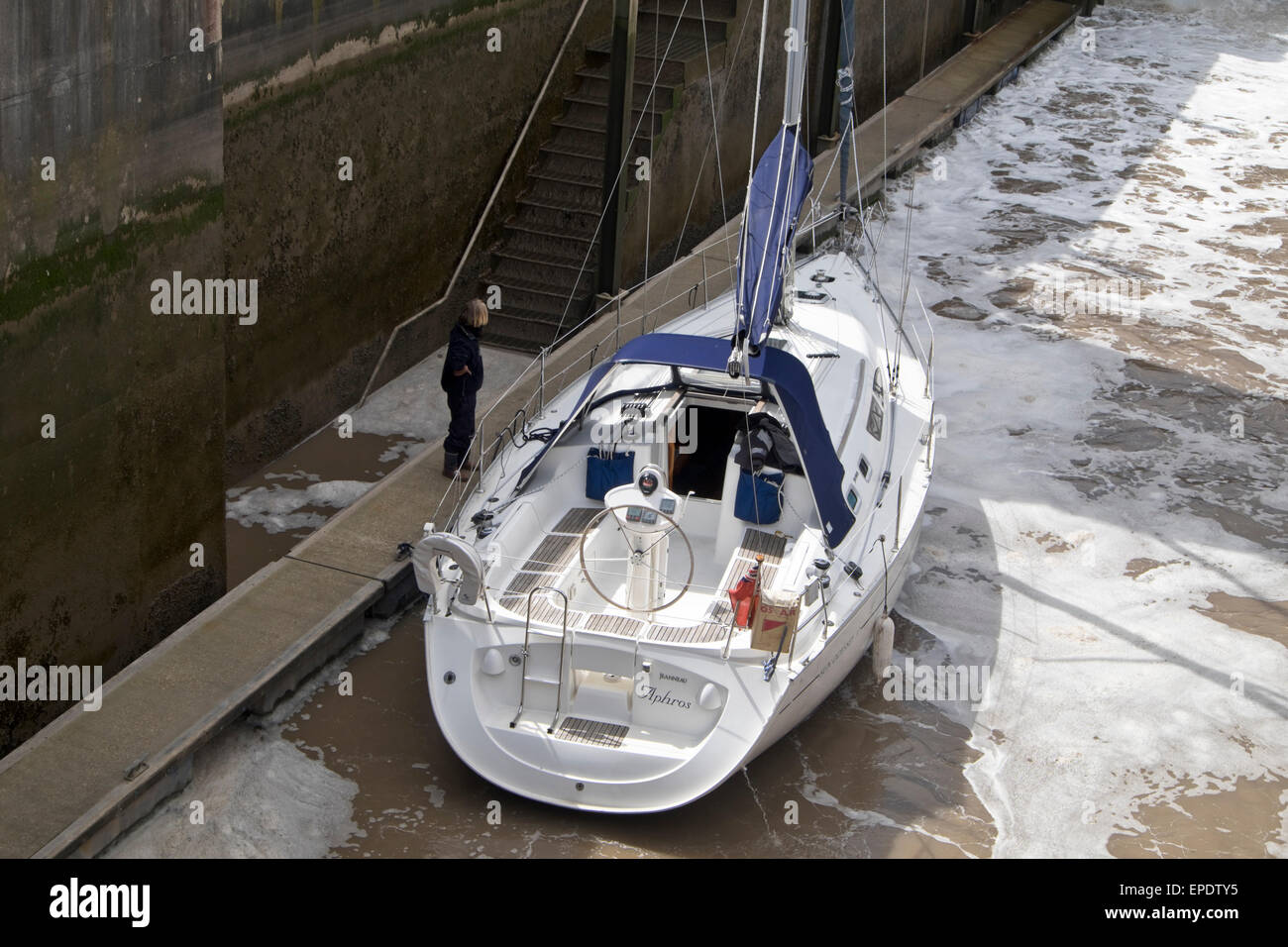 The Lock Portishead Marina , on the North Somerset Coast Stock Photo ...