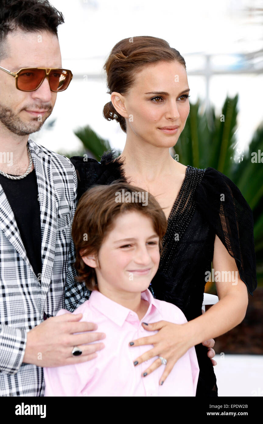 Cannes, France. 17th May, 2015. Amir Tessler and Natalie Portman during ...