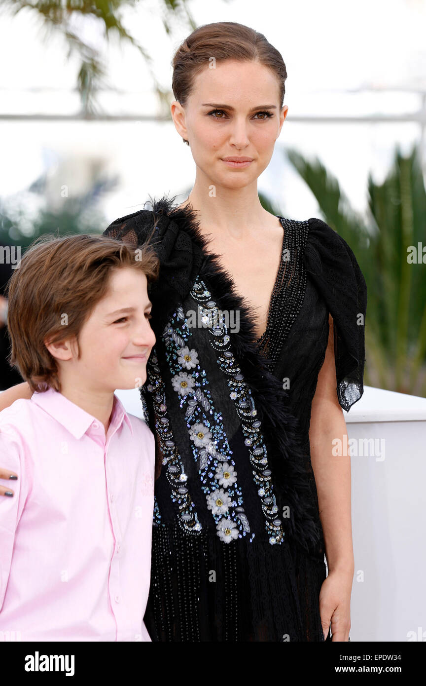Cannes, France. 17th May, 2015. Amir Tessler and Natalie Portman during ...