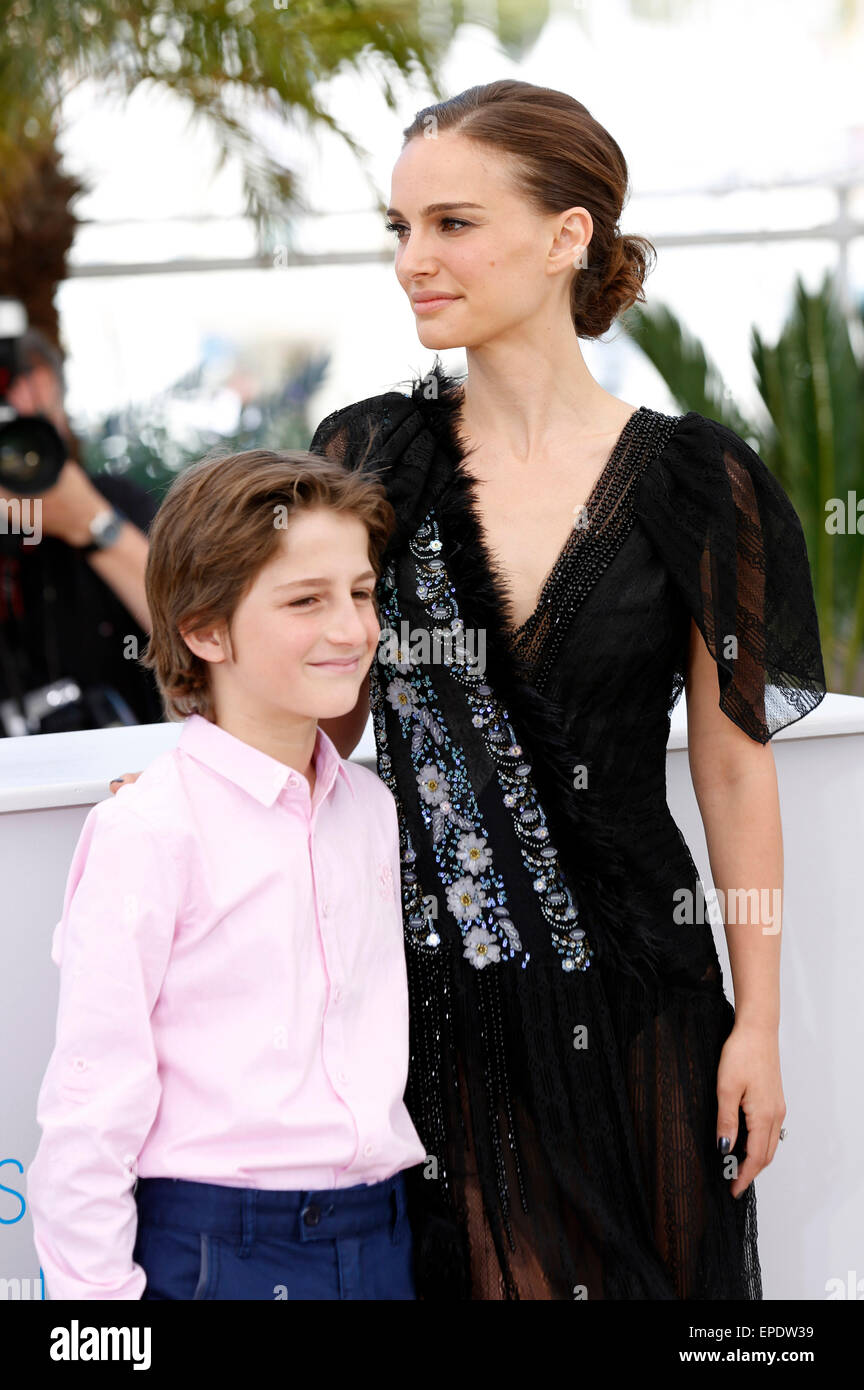 Cannes, France. 17th May, 2015. Amir Tessler and Natalie Portman during ...