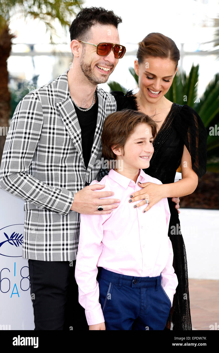 Cannes, France. 17th May, 2015. Gilad Kahana, Amir Tessler and Natalie ...