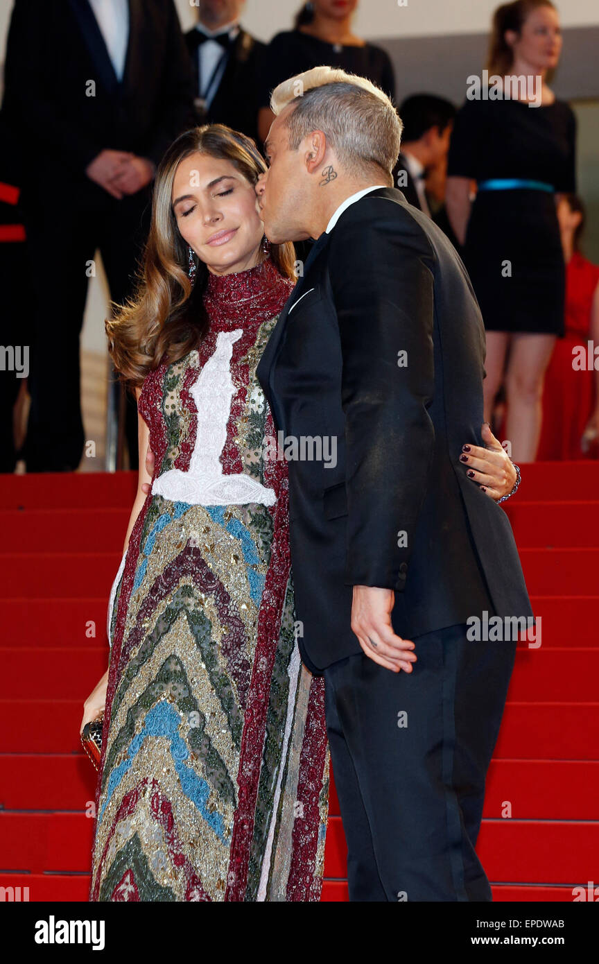 Robbie Williams and wife Ayda Field attending the 'The Sea of Trees ...