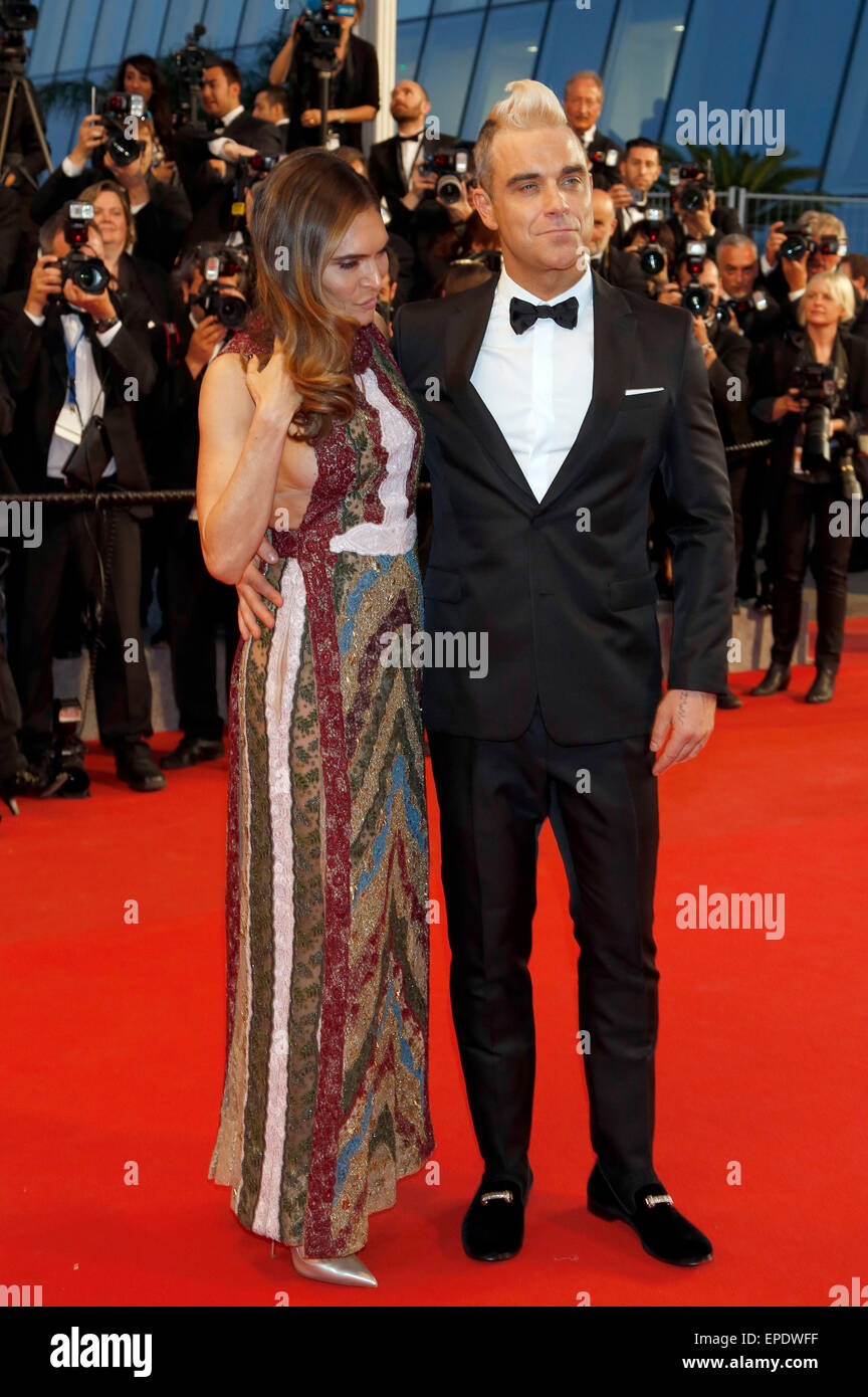 Robbie Williams and wife Ayda Field attending the 'The Sea of Trees ...