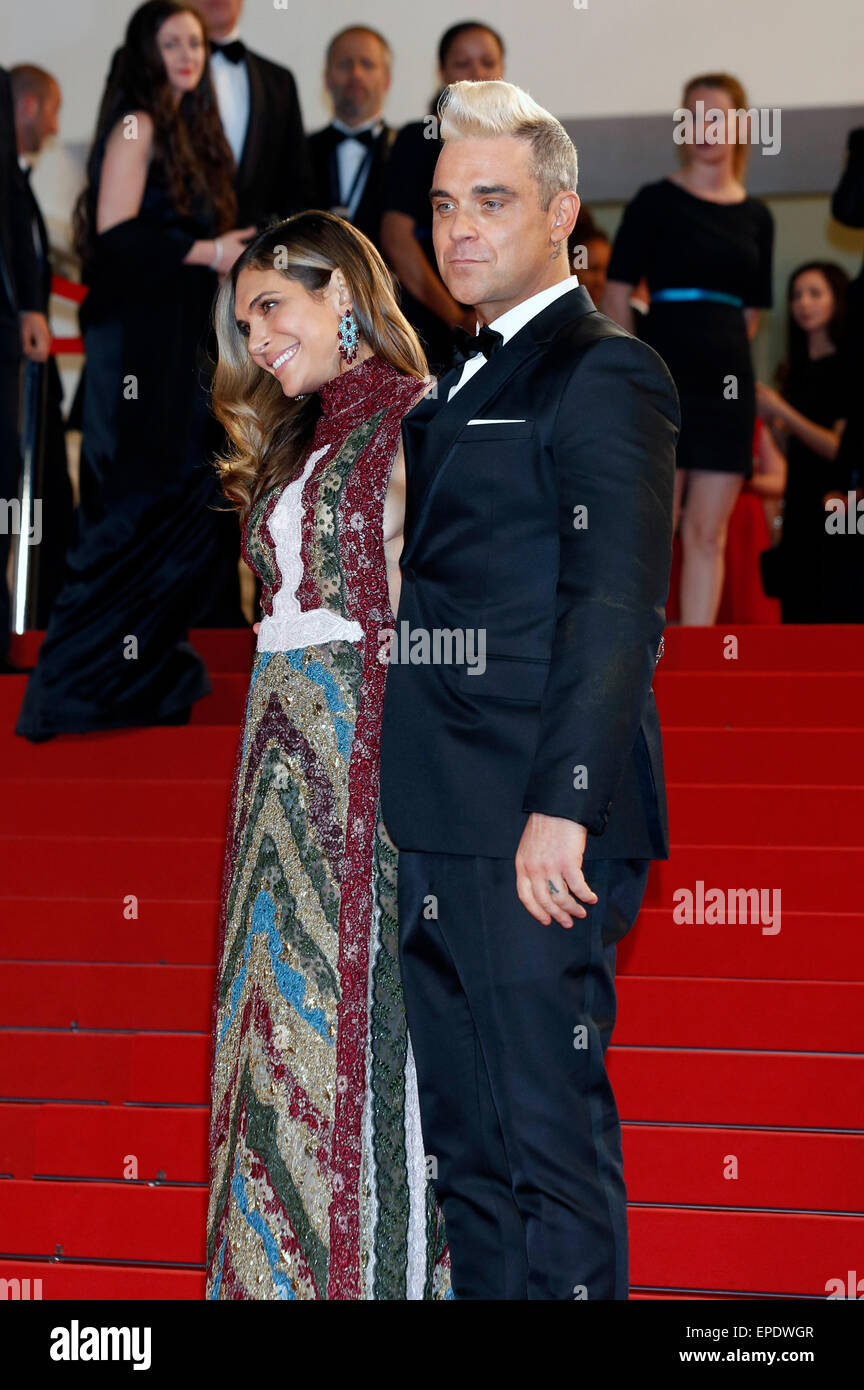 Robbie Williams and wife Ayda Field attending the 'The Sea of Trees ...