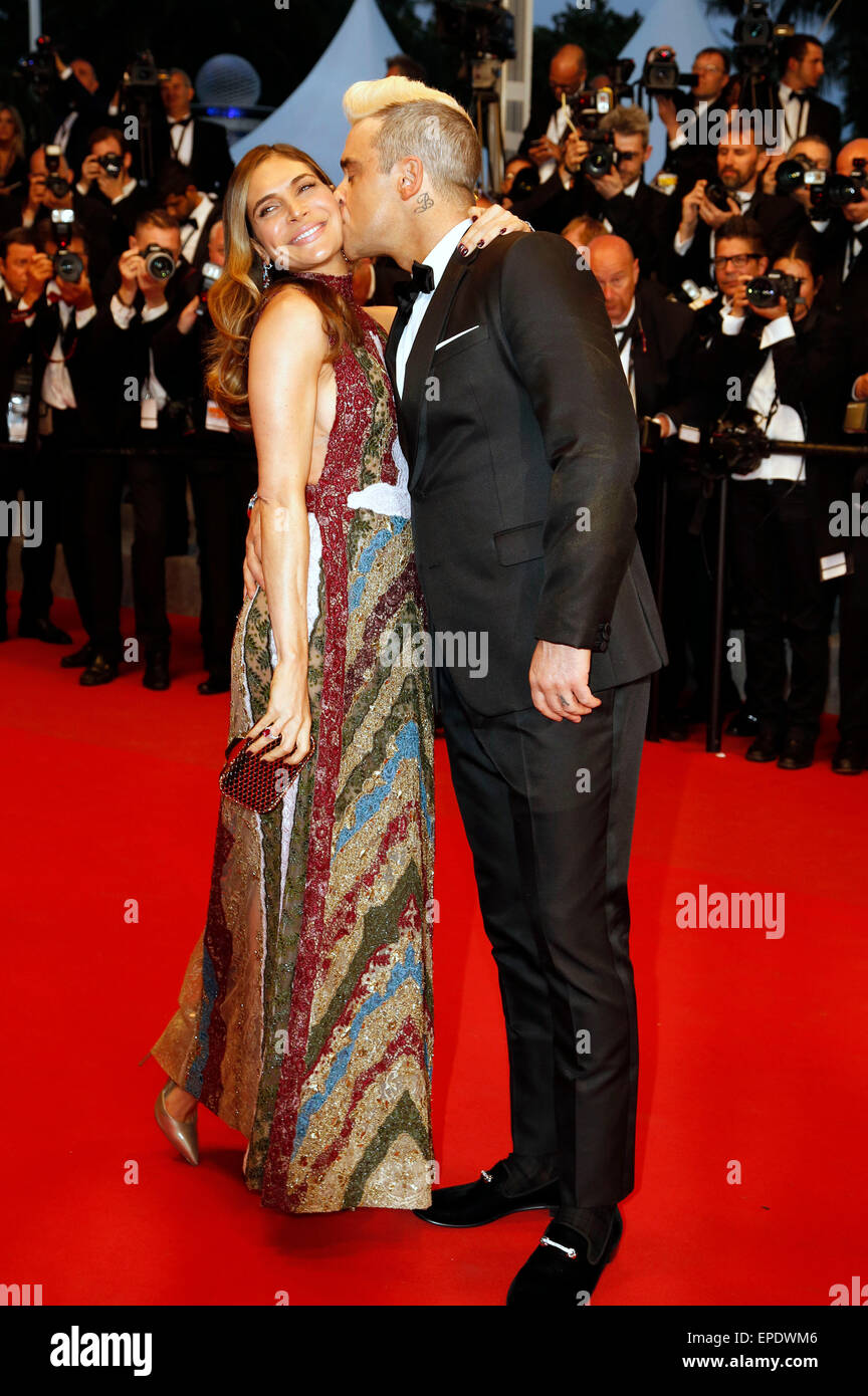Robbie Williams and wife Ayda Field attending the 'The Sea of Trees ...