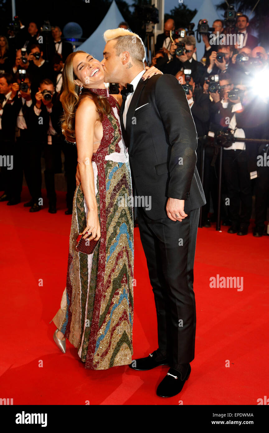 Robbie Williams and wife Ayda Field attending the 'The Sea of Trees ...