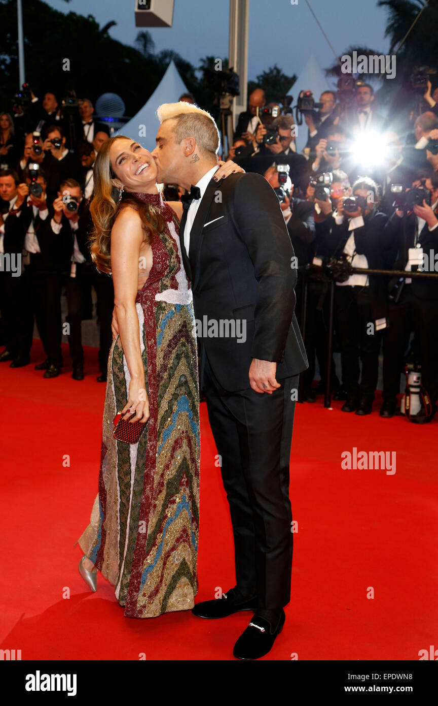 Robbie Williams and wife Ayda Field attending the 'The Sea of Trees ...