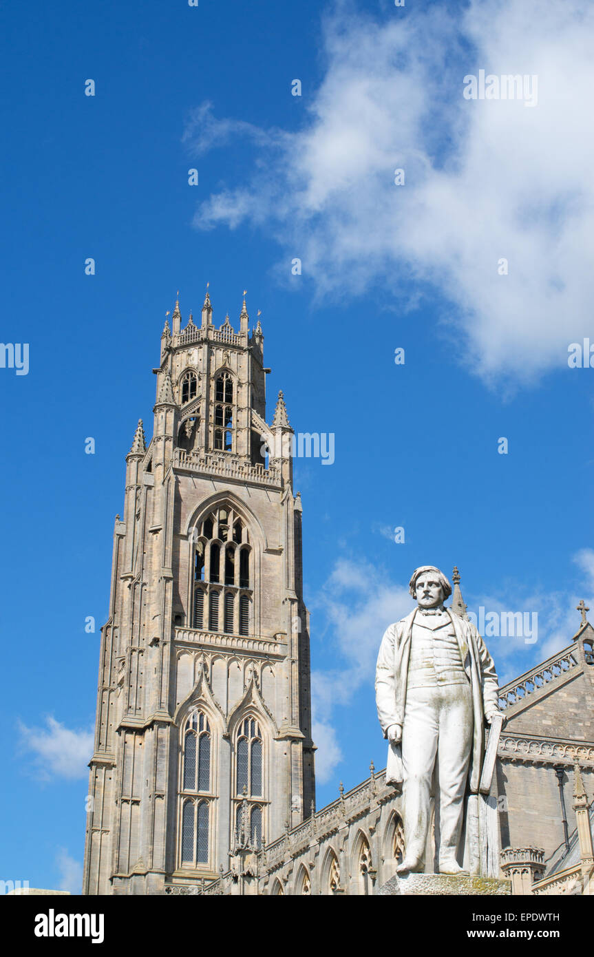 The stump and statue of herbert ingram hi-res stock photography and ...