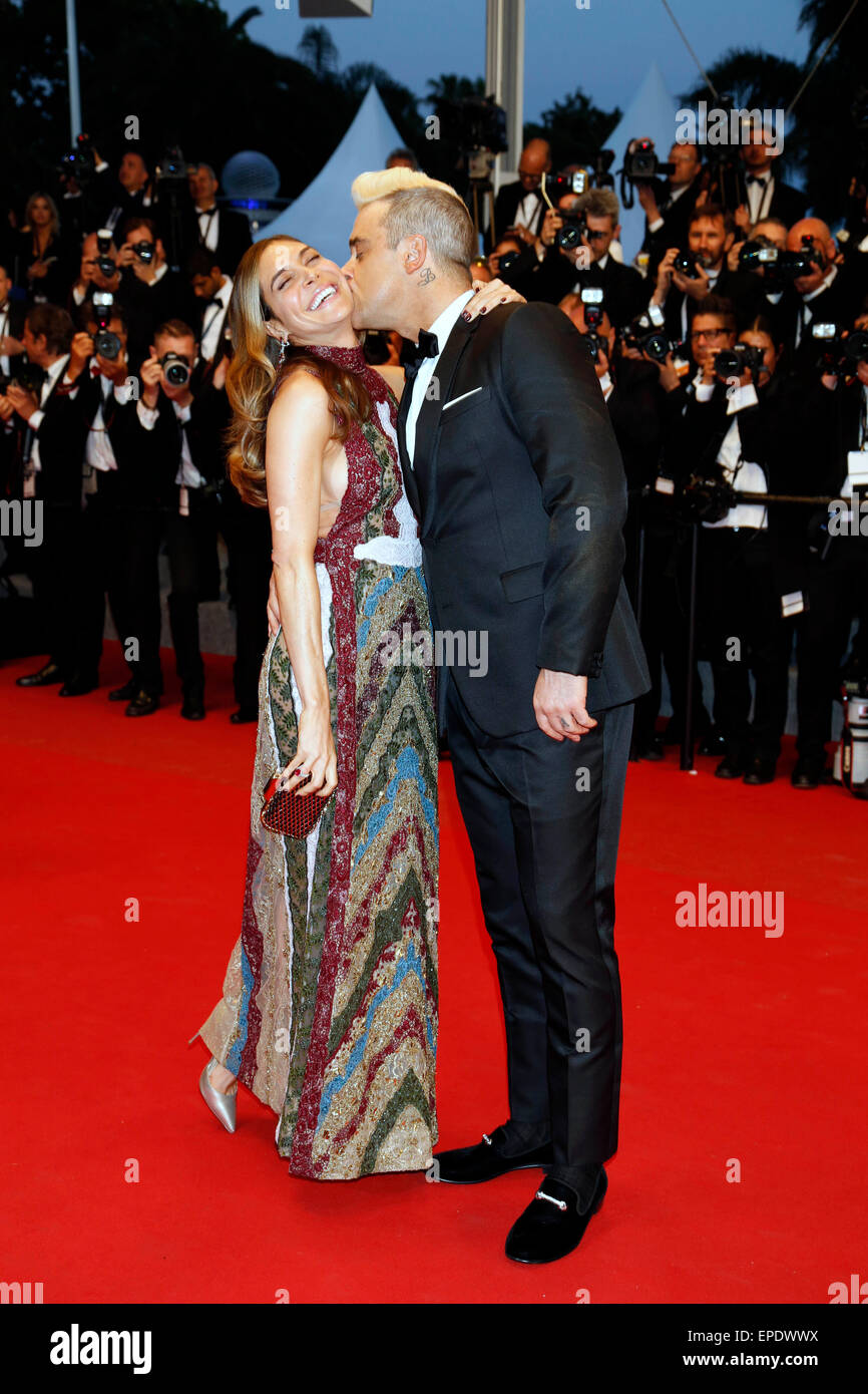 Robbie Williams and wife Ayda Field attending the 'The Sea of Trees ...