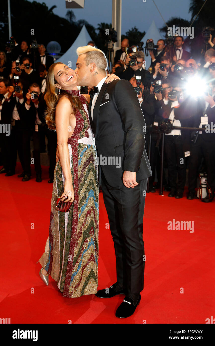 Robbie Williams and wife Ayda Field attending the 'The Sea of Trees ...