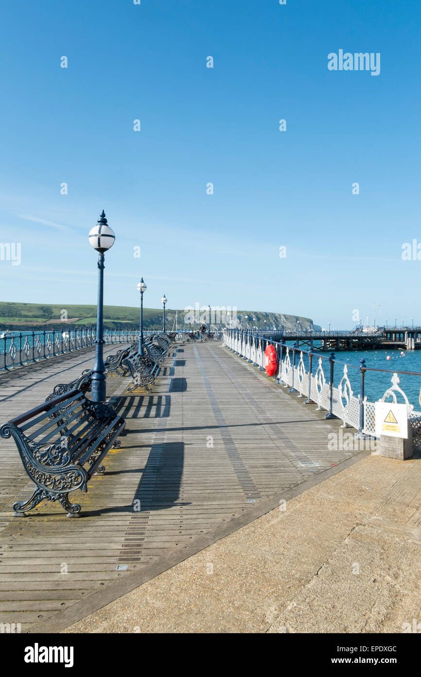 Swanage Pier, Dorset England Stock Photo - Alamy