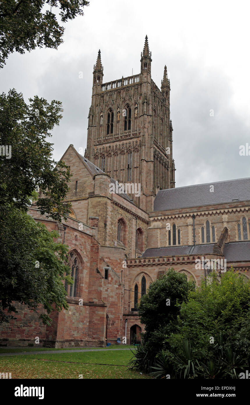 Worcester Cathedral, Worcester, Worcestershire, UK Stock Photo - Alamy