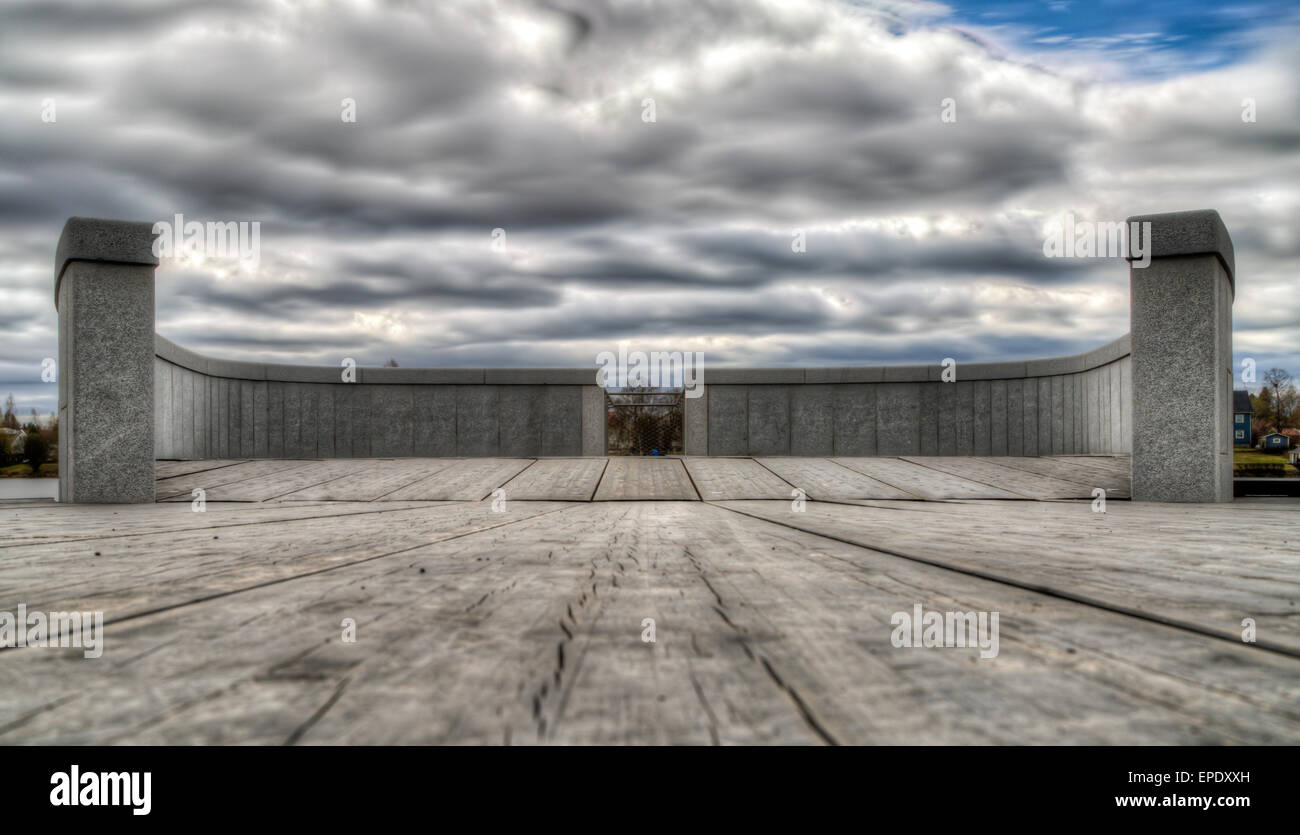 River Walk Lookout Spot Stock Photo - Alamy