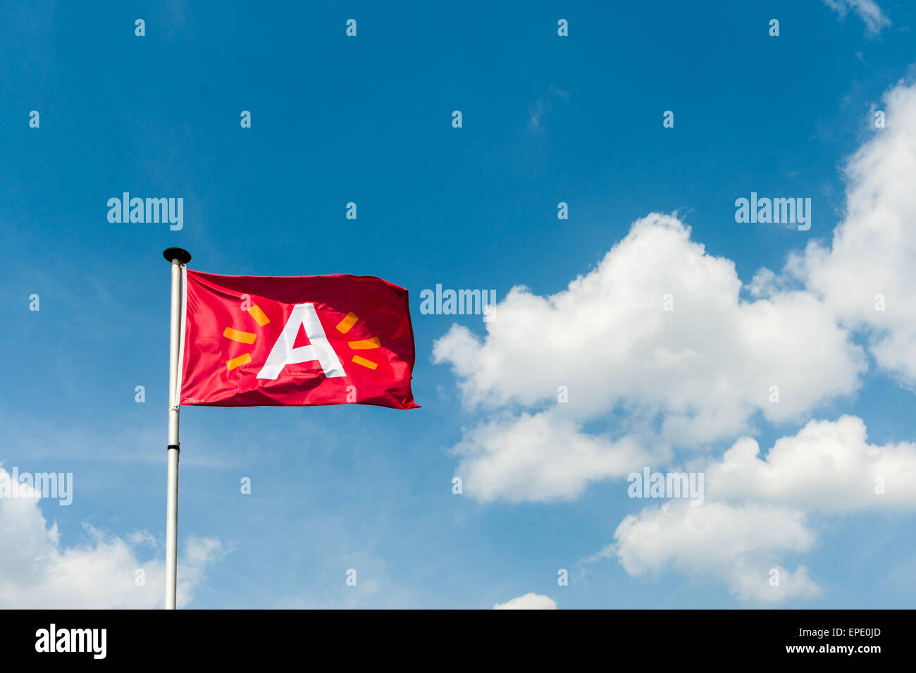 Belgium, Antwerp, flag of Antwerp Stock Photo - Alamy