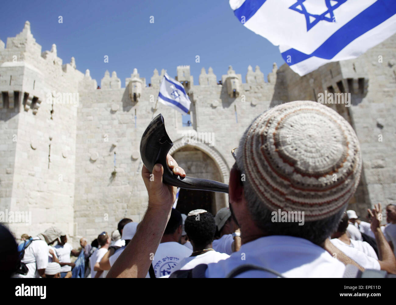 Jerusalem, Jerusalem, Palestinian Territory. 17th May, 2015. Young ...