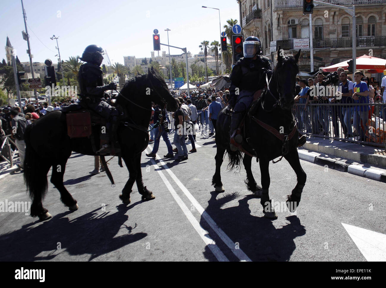 Jerusalem, Jerusalem, Palestinian Territory. 17th May, 2015. Israeli ...