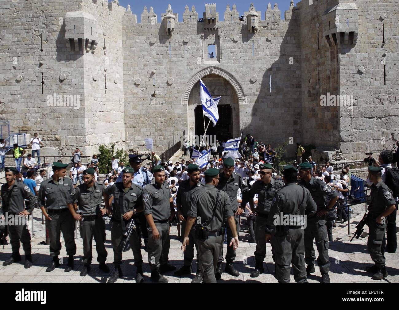 Jerusalem, Jerusalem, Palestinian Territory. 17th May, 2015. Israeli ...