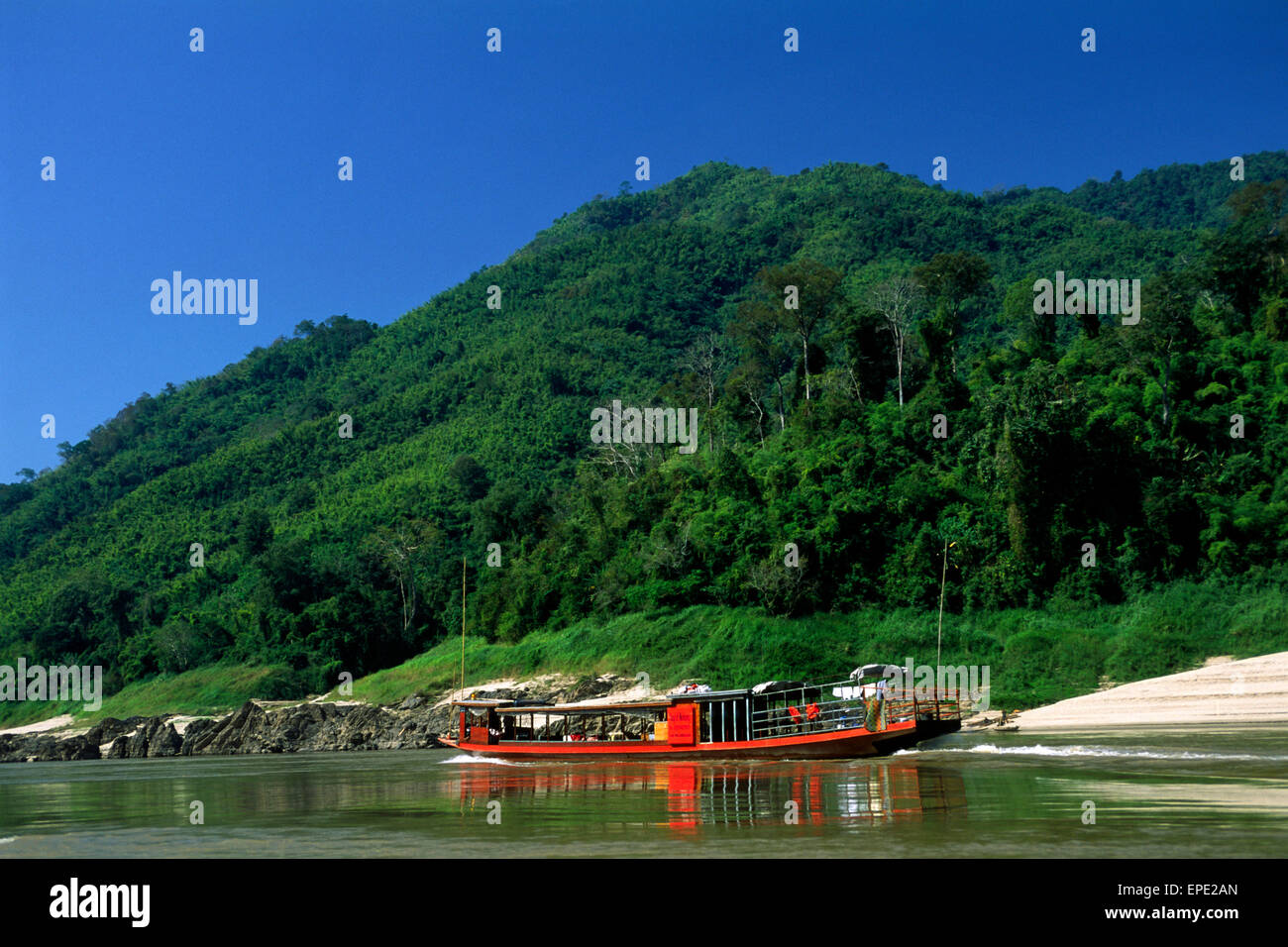Mekong river, Laos Stock Photo - Alamy
