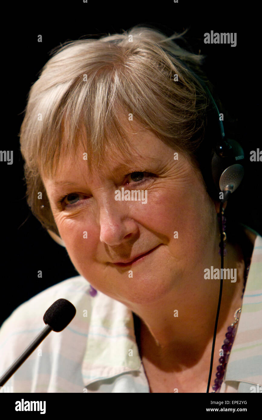 Turin, Italy, 17th May 2015. Irish writer Catherine Dunne is guest of ...