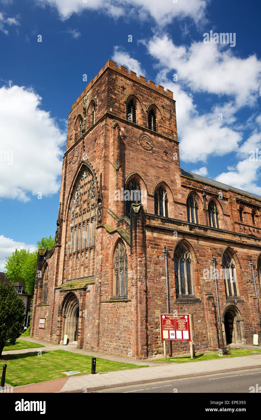 Shrewsbury Abbey Shrewsbury Shropshire West Midlands England UK Stock ...