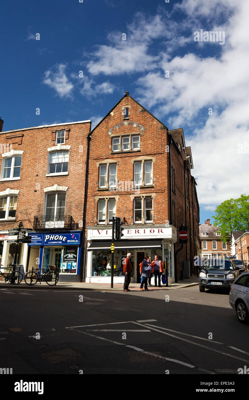 Shops Wyle Cop Shrewsbury Shropshire West Midlands England UK Stock ...