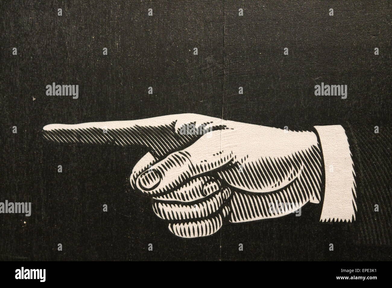 Victorian pointing hand hi-res stock photography and images - Alamy