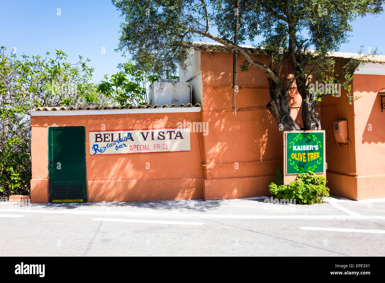 Bella vista cafe corfu hi-res stock photography and images - Alamy