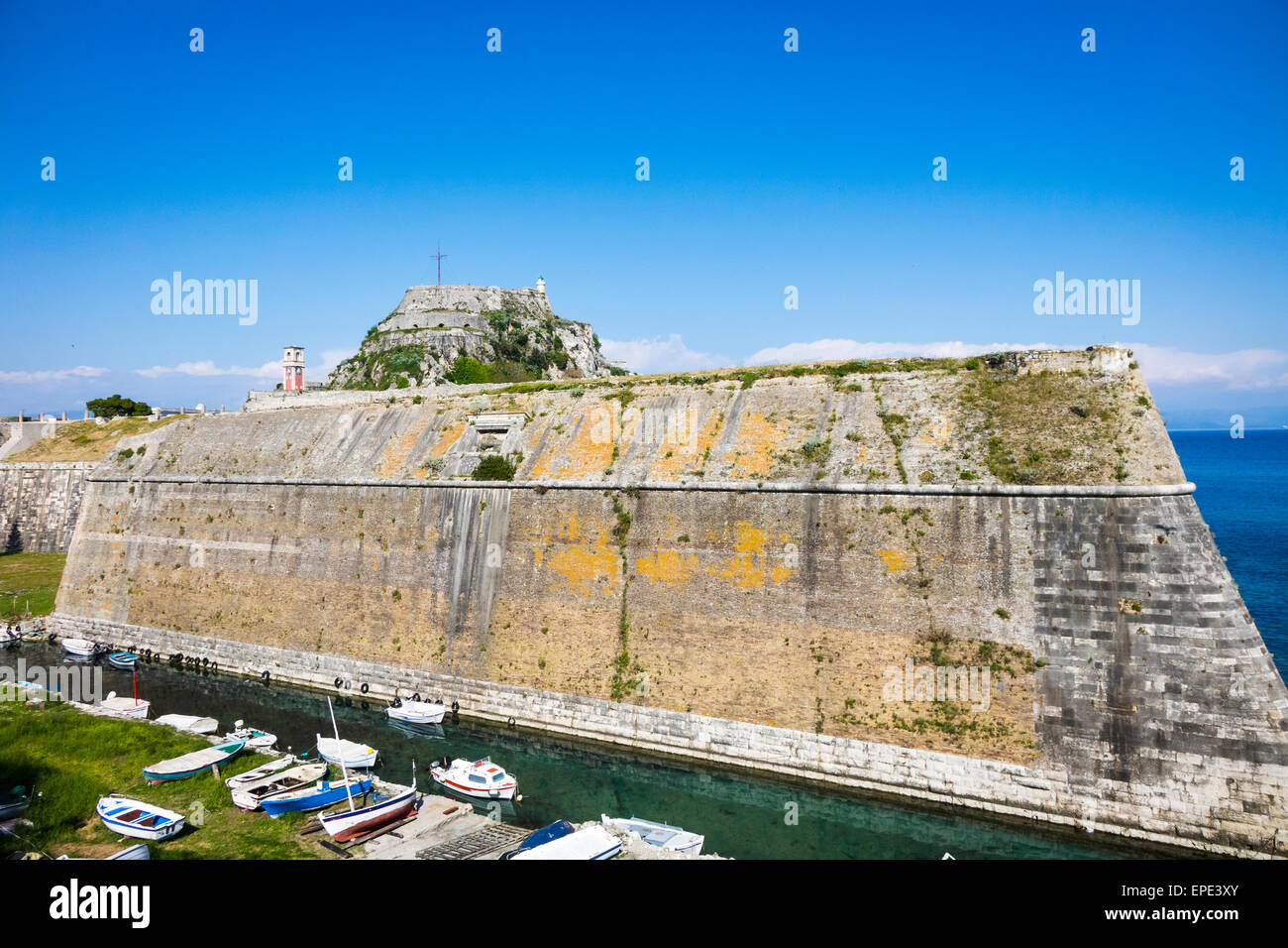 New Fort Corfu Stock Photo - Alamy