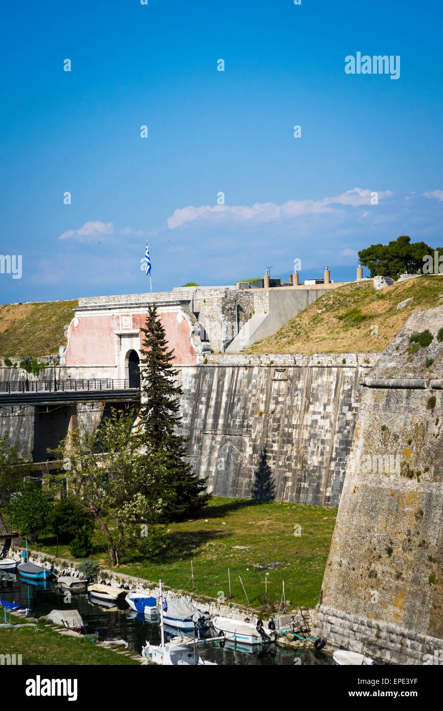 New Fort Corfu Stock Photo - Alamy