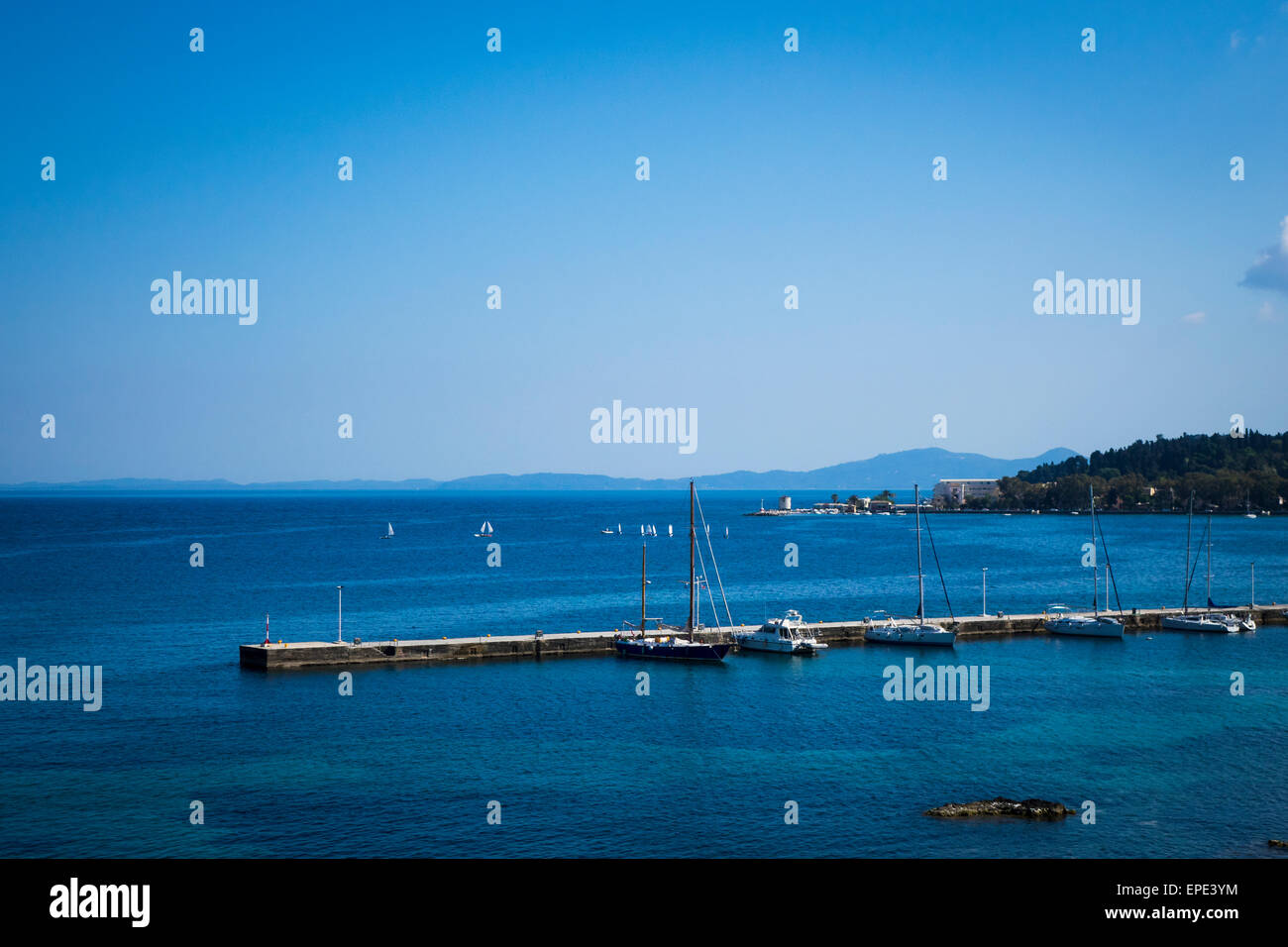 Harbor of corfu hi-res stock photography and images - Alamy