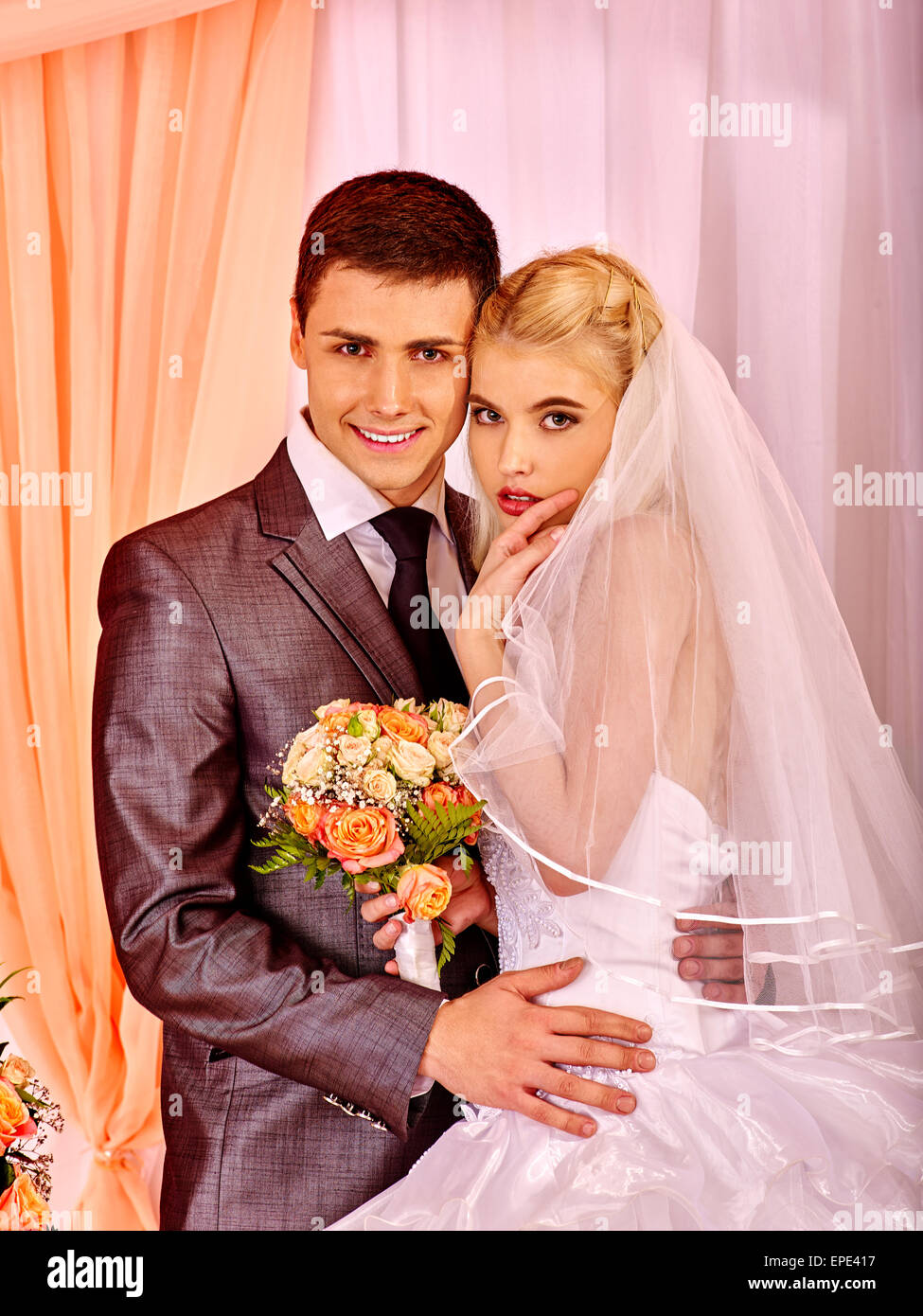 Group people at wedding dance Stock Photo - Alamy