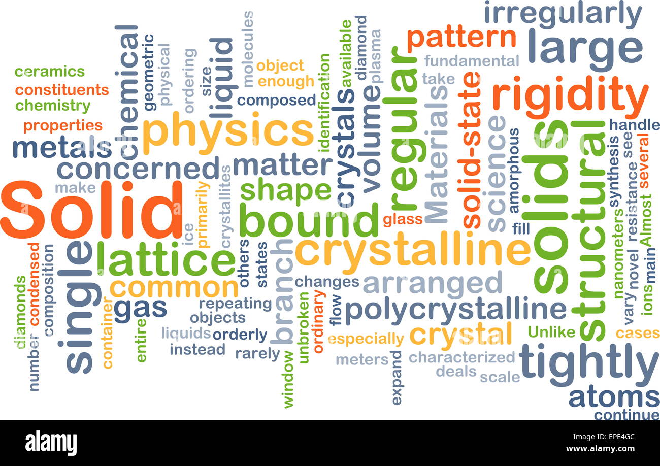 Background concept wordcloud illustration of solid Stock Photo - Alamy