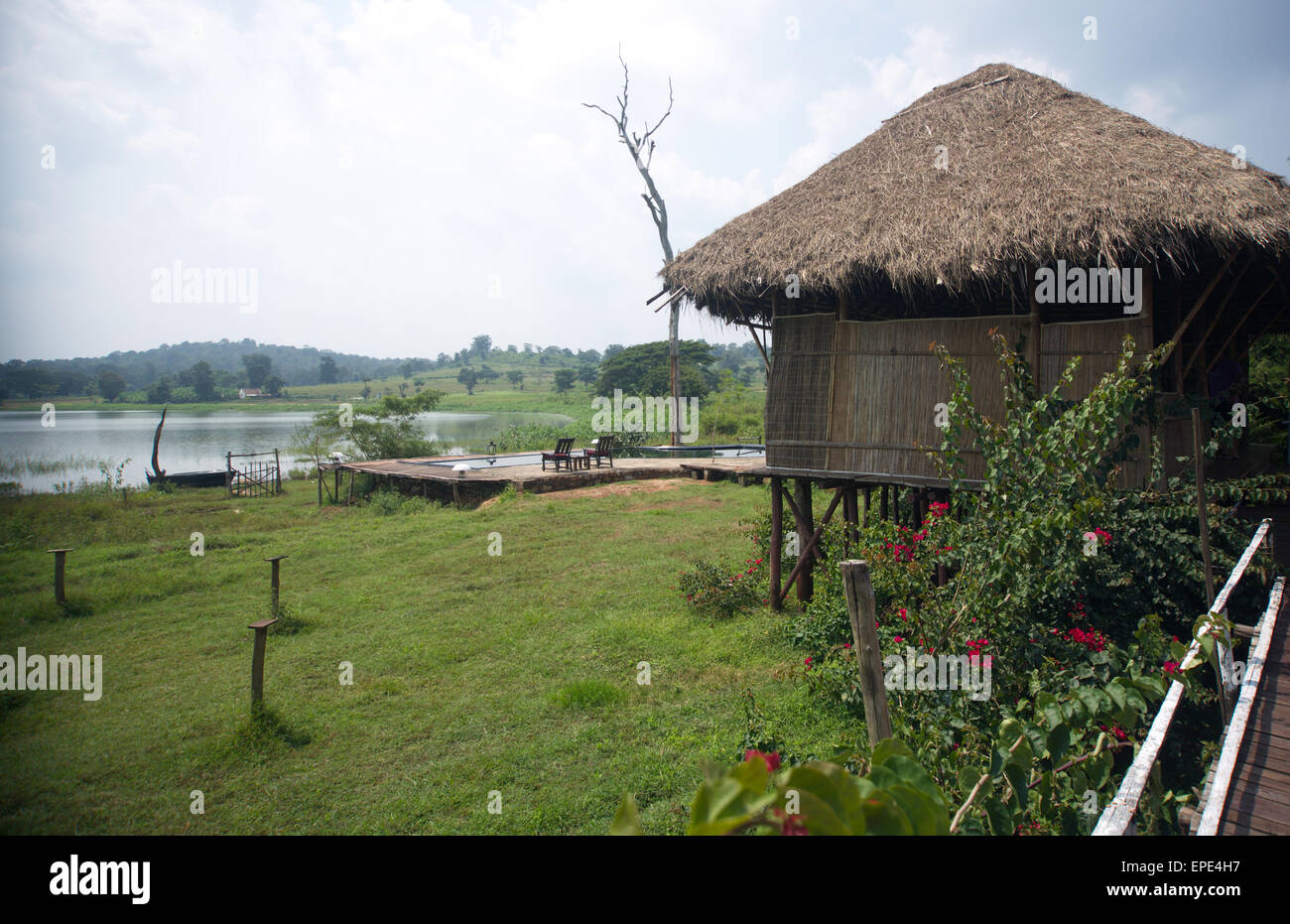 the bison resort, kabini, karnadaka Stock Photo - Alamy
